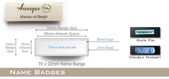 Name Tags | Core Digital Printers